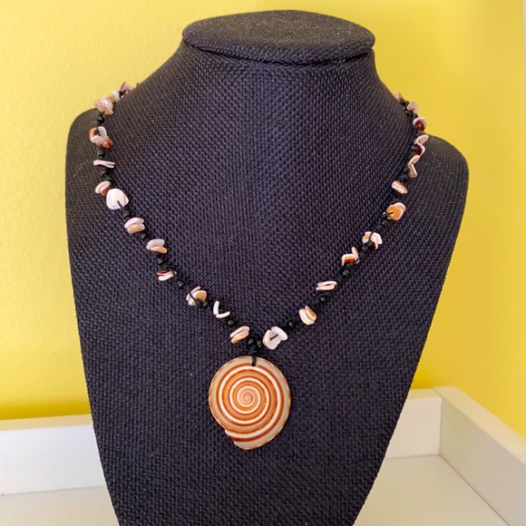 Jewelry | Natural Sundial Seashell Pendant Necklace Beach Summer Costal ...